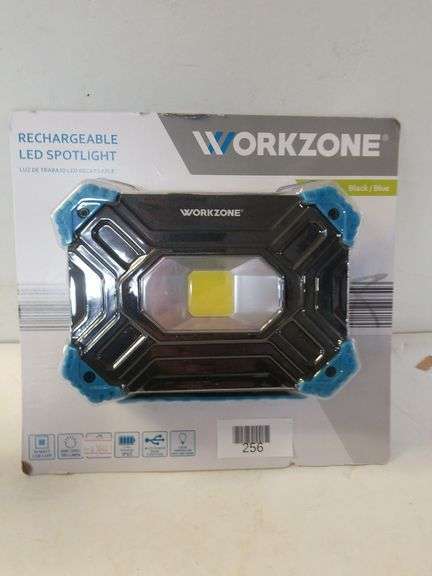 Work zone Rechargeable LED Spot Light - Trice Auctions