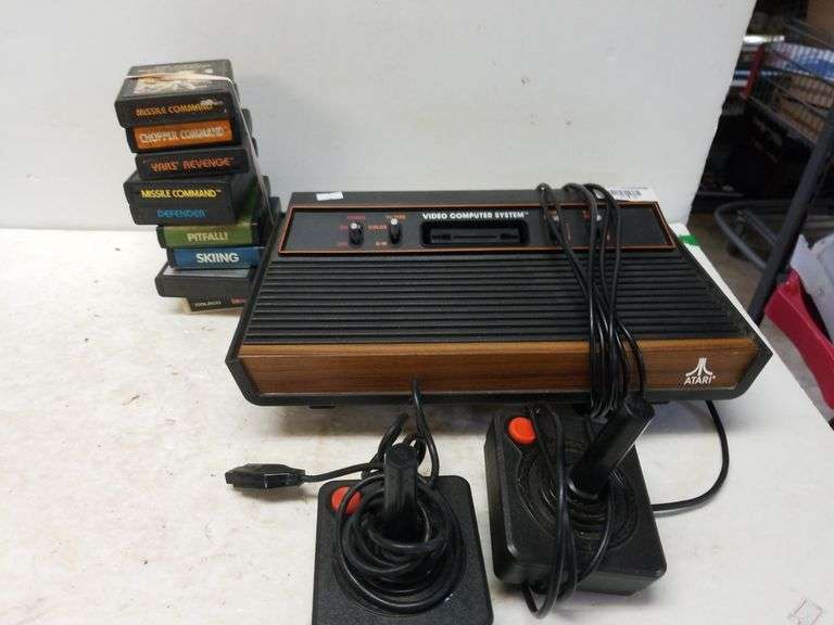 Atari Game Console, Games, Controllers - Trice Auctions