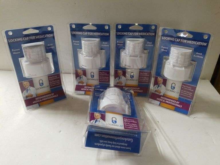 Locking Cap For Medication (5) - Trice Auctions
