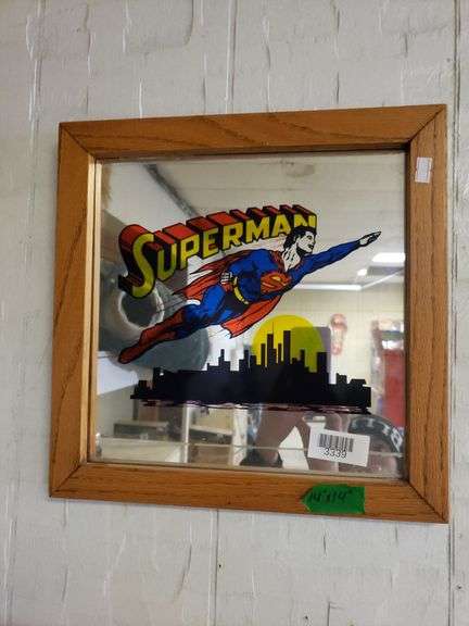 Superman Mirror - Trice Auctions
