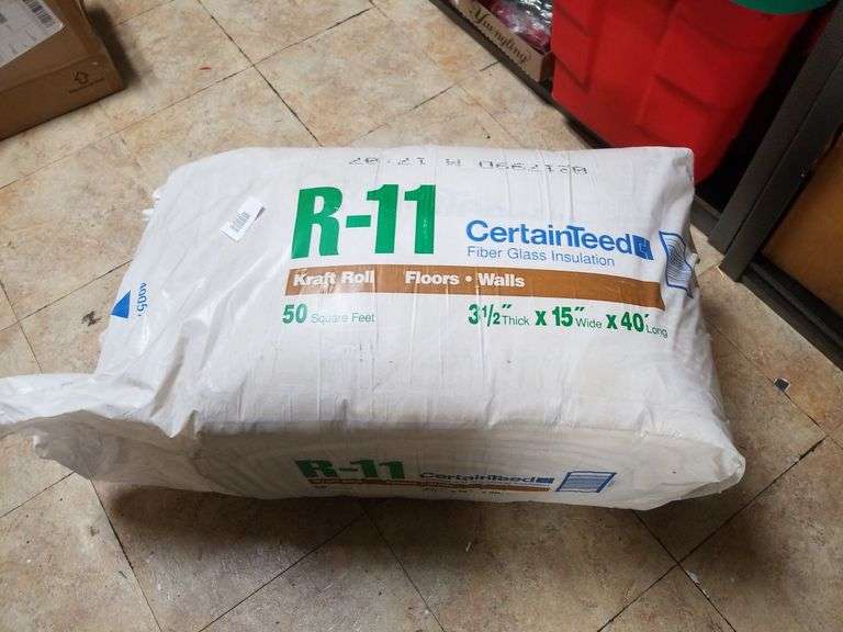 R-11 Fiberglass Insulation - Trice Auctions