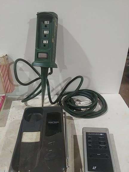 1970 Lady Sunbeam Razor, Outdoor Stake with Outlets, Sure Bail ...