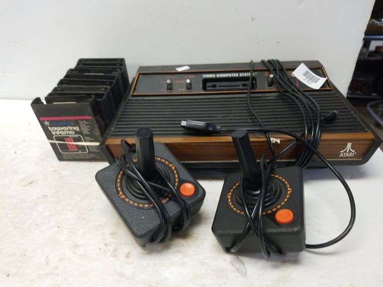 Atari Game Console, Controllers, Games - Trice Auctions