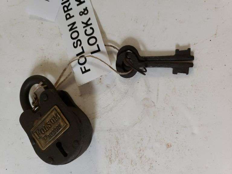 Folsom Prison Lock And Key - Trice Auctions