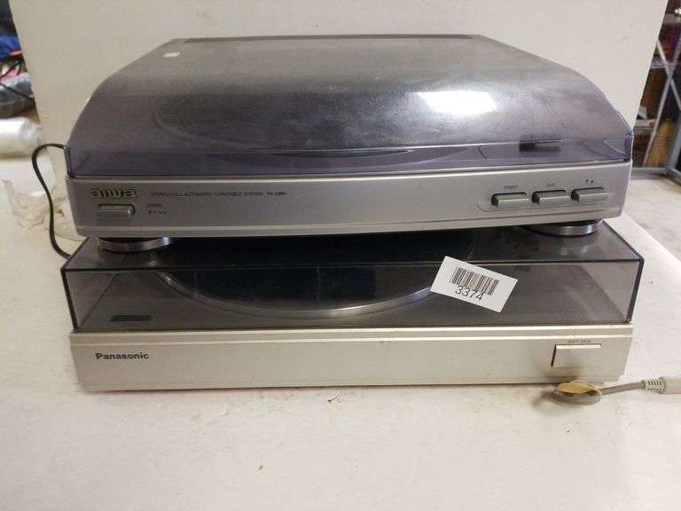 Aiwa & Panasonic Turntables - Trice Auctions