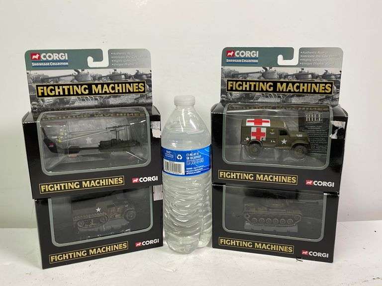 (4) Corgi Fighting Machines Die Cast Toys - Trice Auctions