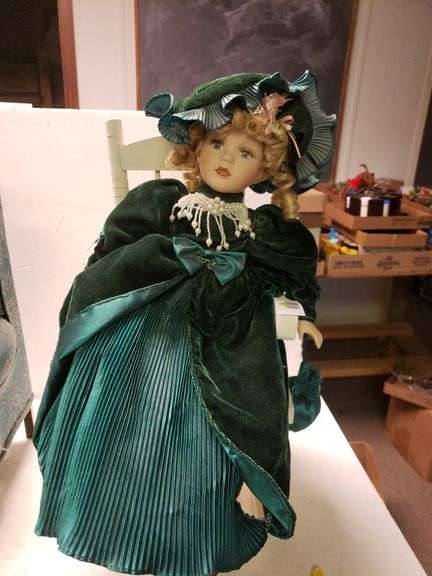 Porcelain Doll In Chair Trice Auctions