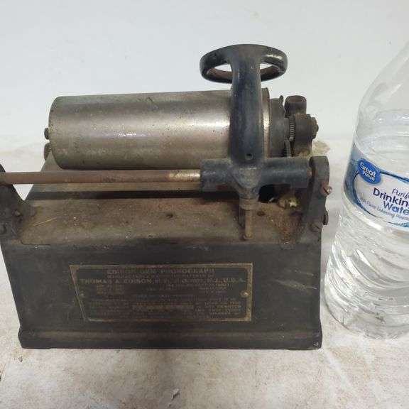 Vintage Edison Music Box - Trice Auctions