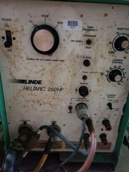 Linde Heliarc 250 HF Industrial Welder - Trice Auctions