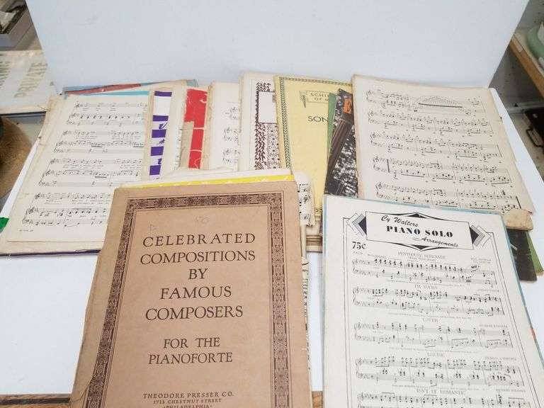 Assorted Music Sheets - Trice Auctions