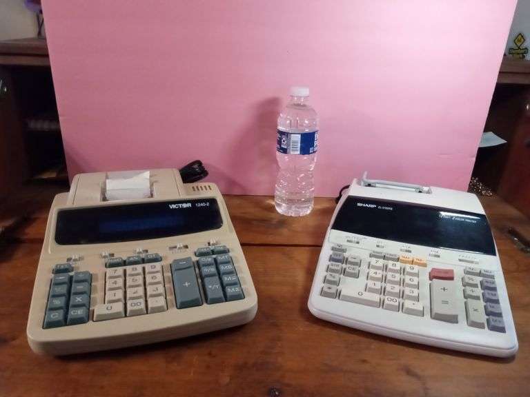 Sharp & Victor Adding Machines - Trice Auctions