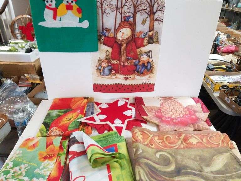 Assorted Flags & Craft Items - Trice Auctions