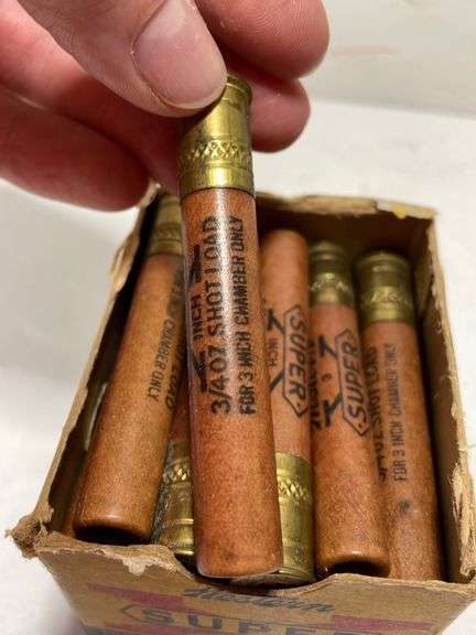 Vintage SuperX 410 Shot Gun Shells - Trice Auctions