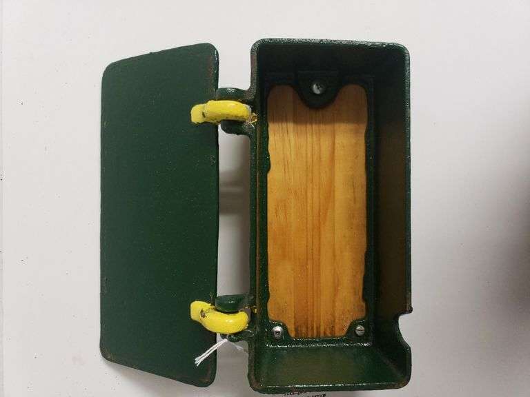 Antique Cast Iron Tool Box For A Steam Tractor - Trice Auctions