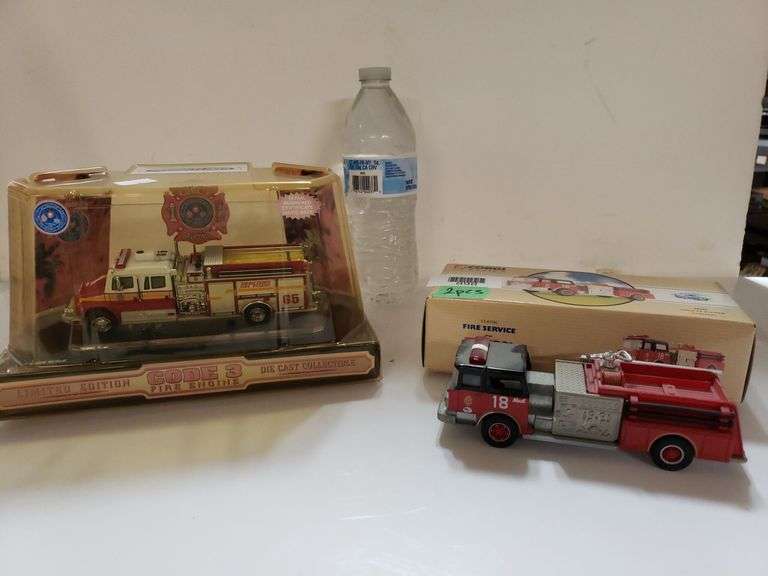 Code 3 Fire Engine , And Corgi Classics Fire Truck - Trice Auctions