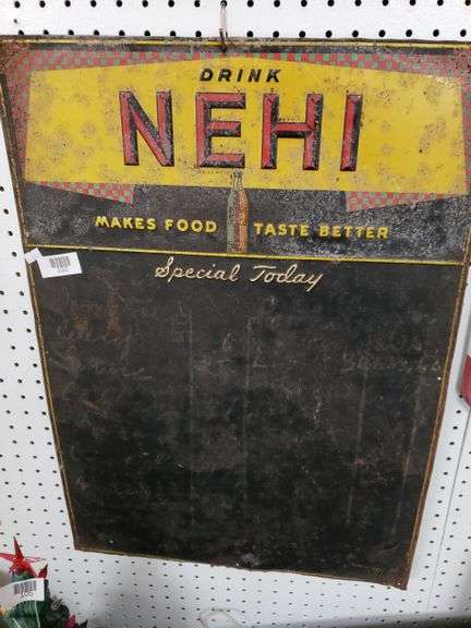 Drink Nehi Metal Sign - Trice Auctions