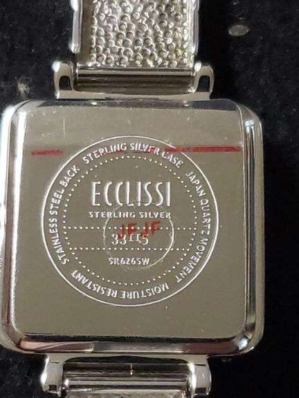 Sterling Ecclissi Watch - Trice Auctions