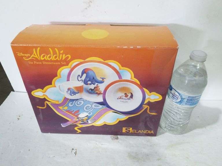 Disney's 'Aladdin 6 Piece Dinnerware Set - Trice Auctions