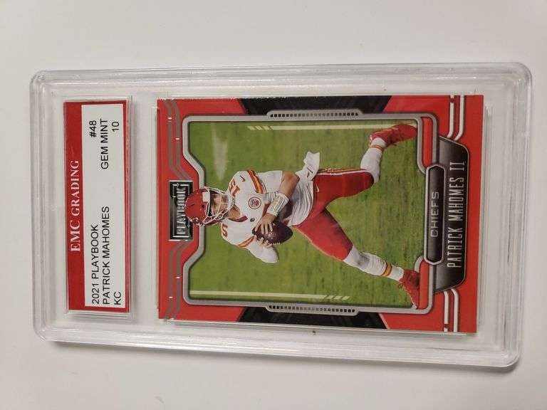 2021 Patrick Mahomes Graded Football Trading Card - Trice Auctions