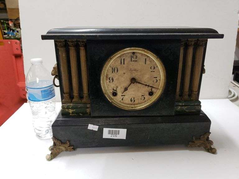 Antique Ingraham Mantle Clock - Trice Auctions