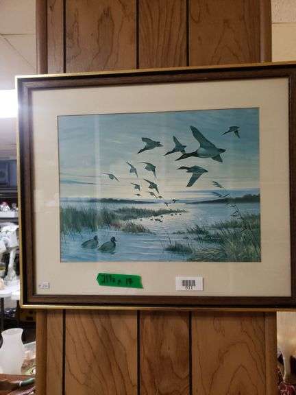 Roger Preuss Fowl Painting - Trice Auctions