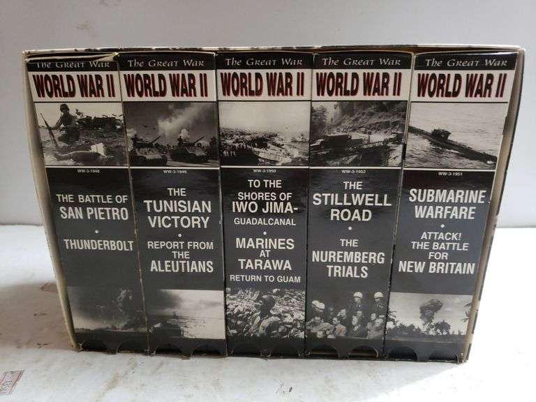 World War II Collection VHS Tapes - Trice Auctions