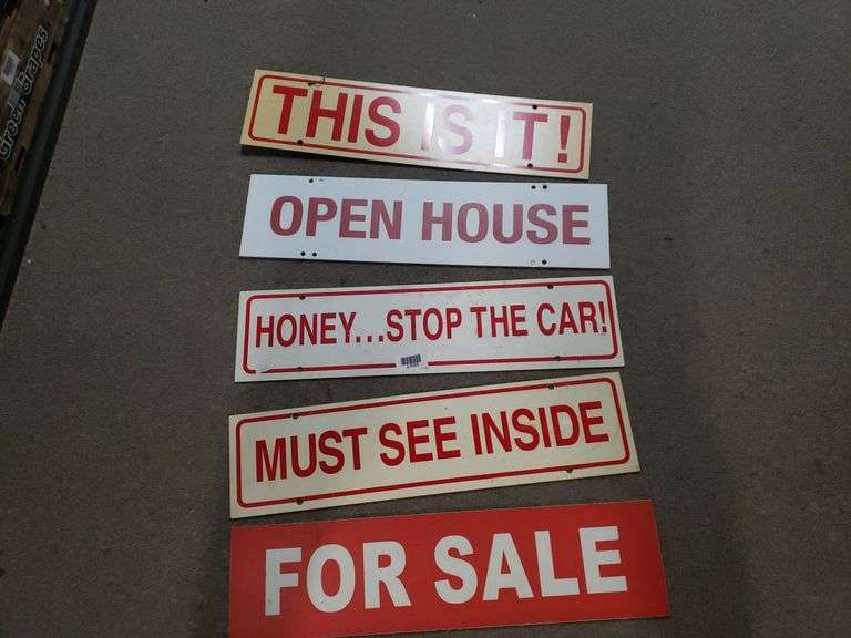 Real Estate Add-on Sign - Trice Auctions