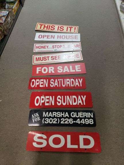 Real Estate Add-on Sign - Trice Auctions