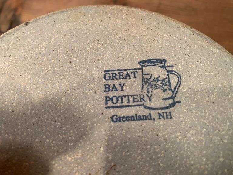 Woodland Ferry Crock Great Bay Pottery - Trice Auctions