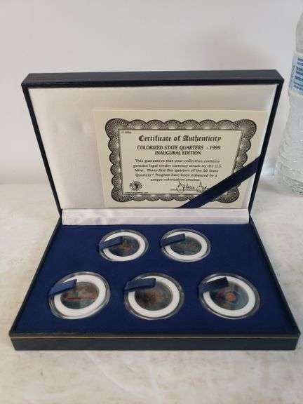 1999 Colorized First Statehood Quarters - Inaugural Edition - Trice ...