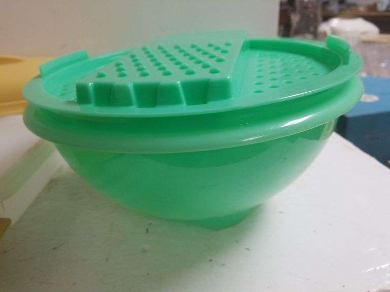 Tupperware Storage Containers, Strainer/grater - Trice Auctions