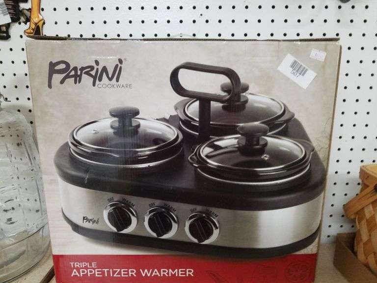 Parini Triple Appetizer Warmer - Trice Auctions
