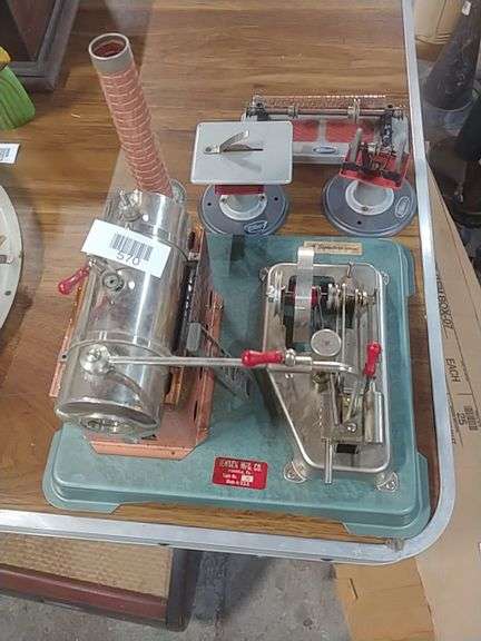 Signature Junior Vintage Wilesco Steam Engine - Trice Auctions