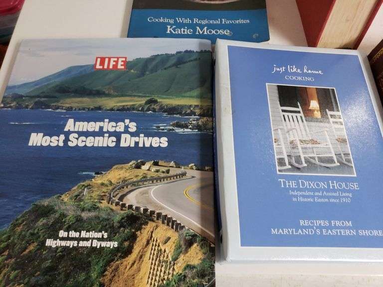 Cooking Books, Scenic Drives In America Book - Trice Auctions