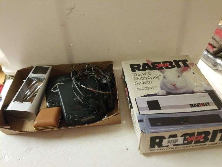 Rabbit VCR System, Optimus Portable CD Player & More - Trice Auctions
