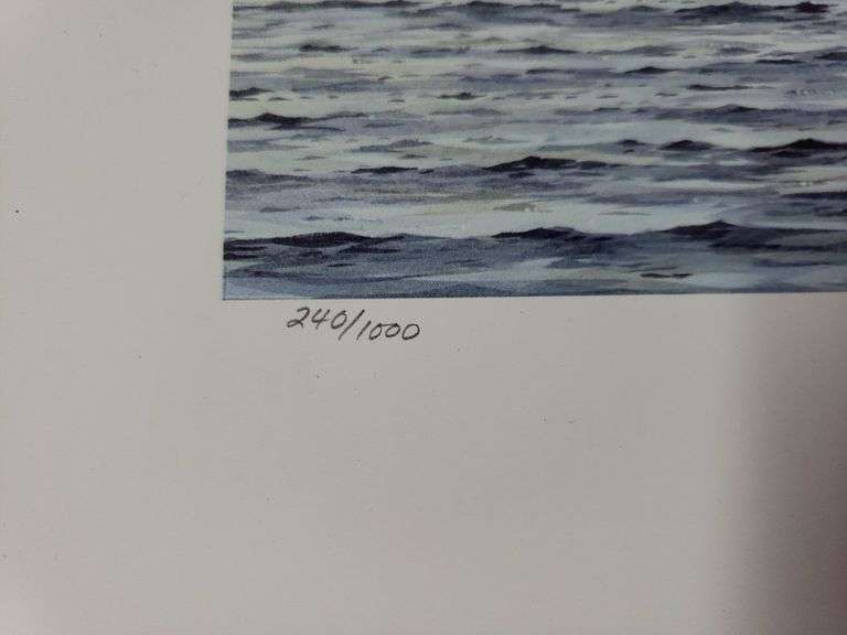 2006 Off To Work Print Signed And Numbered By Artist Keith Whitlock ...