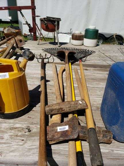 Axe, Rake. Sledgehammer And More - Trice Auctions