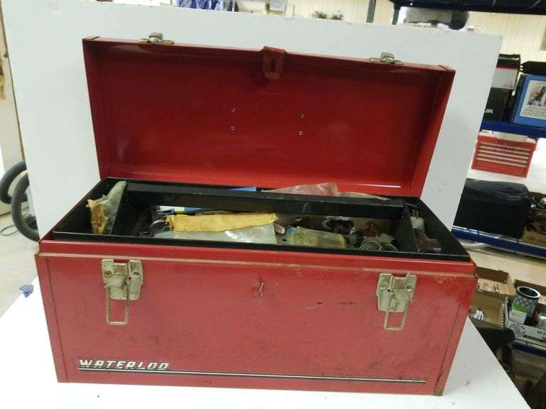 Waterloo Tool Box With Contents - Trice Auctions