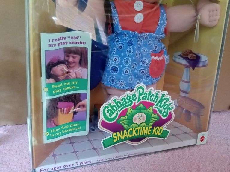 NEW IN BOX - 1995 Cabbage Patch Kids Snacktime Kid - Lottie Jacquelin ...
