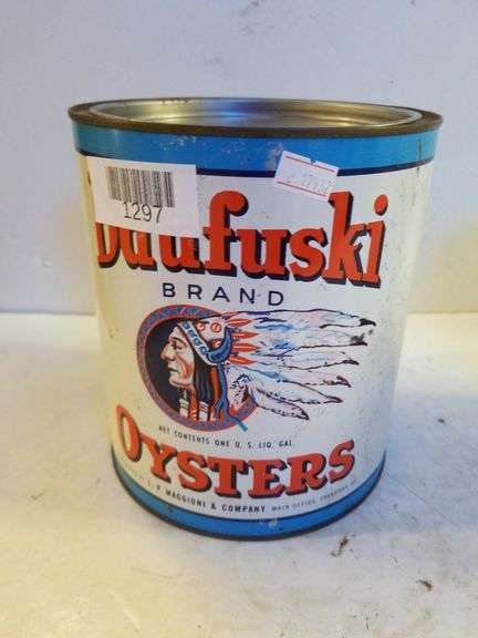 Daufuskie Gallon Oyster Can - Trice Auctions