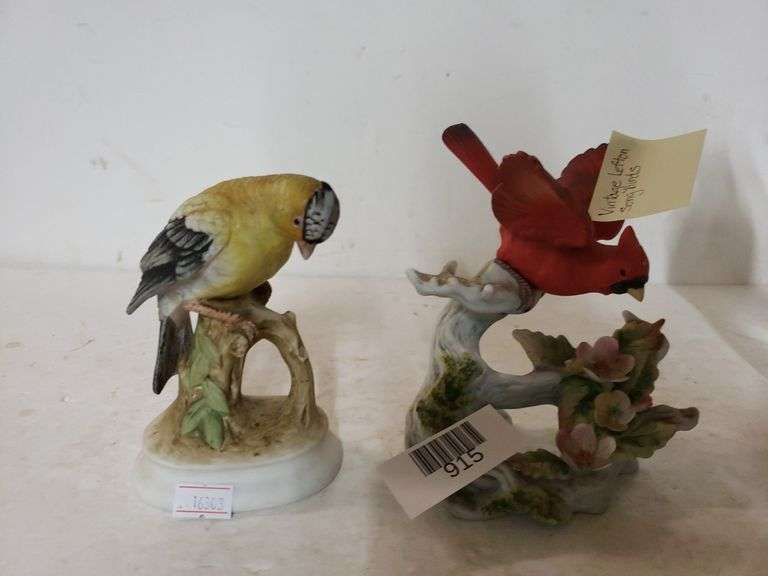 Vintage Lefton Song Bird Figures - Trice Auctions
