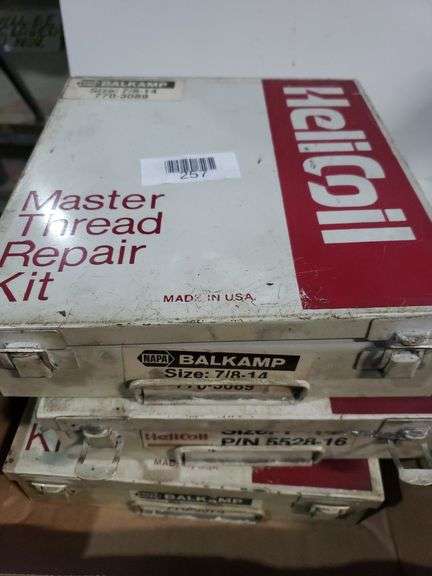 3 Helicoil Master Thread Repair Kits - Trice Auctions