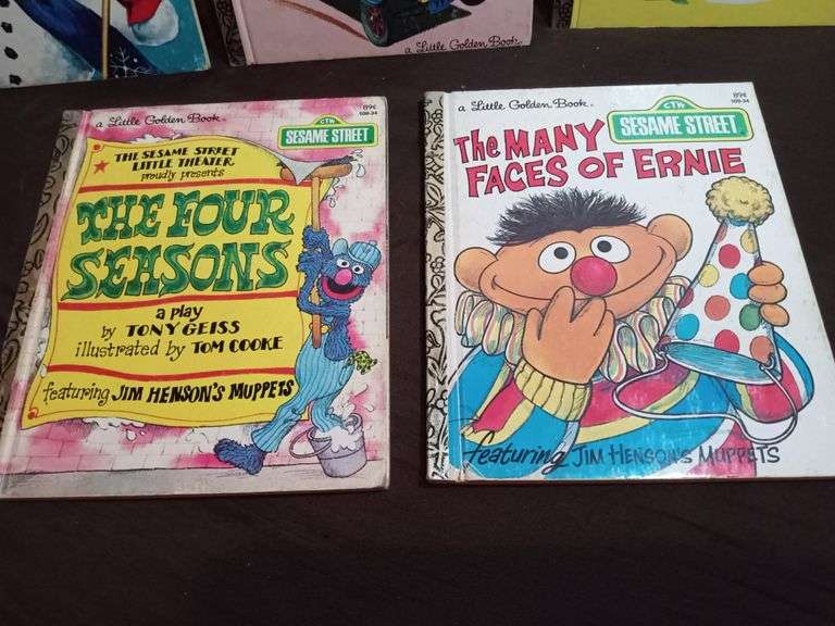 5 Various Little Golden Books - The Many Faces of Ernie (1979), The ...
