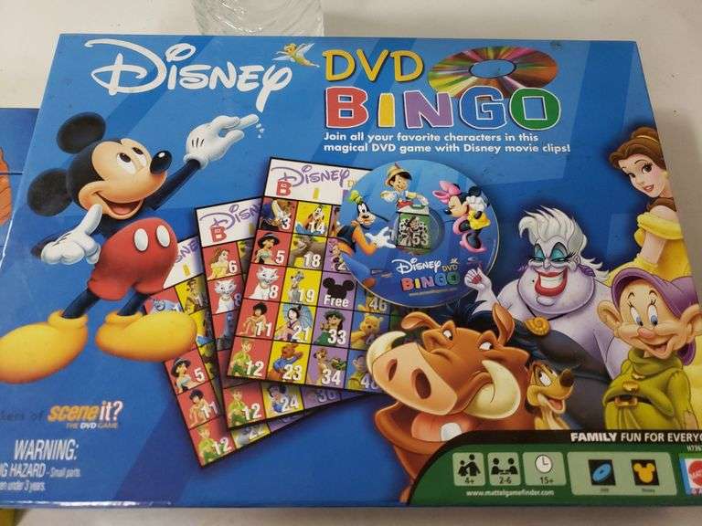 Willy Mixup Block Puzzle And Disney DVD Bingo Game - Trice Auctions