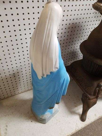 Heavy Religious Statue - Trice Auctions
