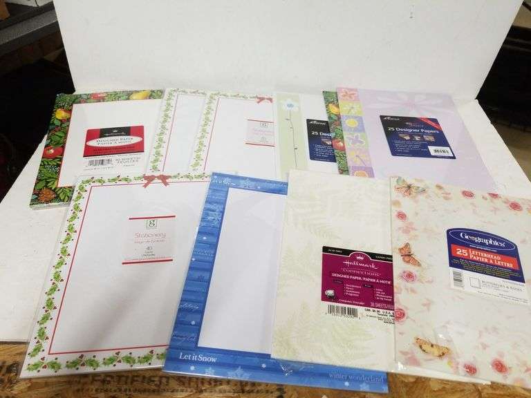 Assorted Designer Paper - Trice Auctions