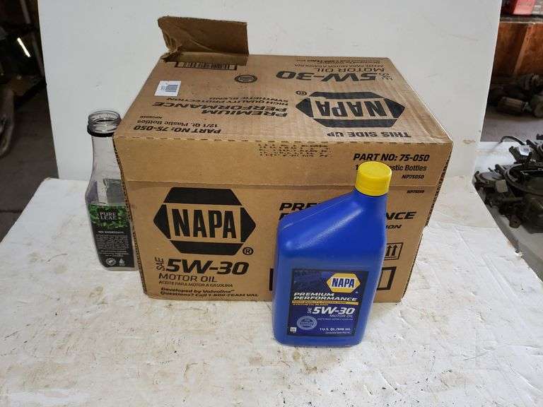 10 Quarts- Napa 5w-30 Synthetic Blend - Trice Auctions