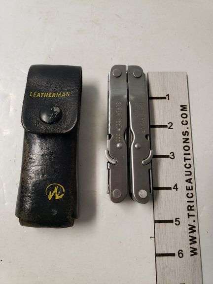 Leatherman Multi-tool In Leather Case - Trice Auctions