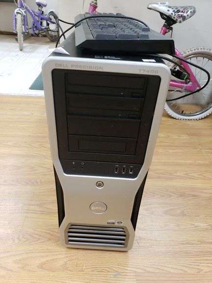 Dell Precision Computer Tower And Keyboard - Trice Auctions