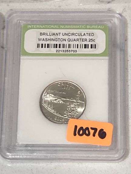 Brilliant Uncirculated Quarter Slabbed INB Certified - Trice Auctions